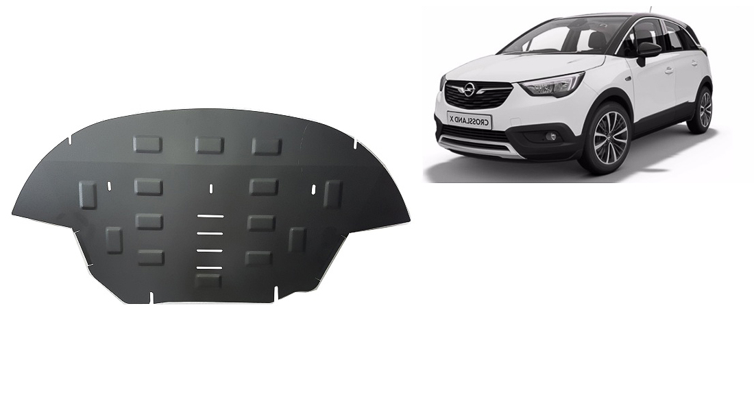 Protetor de Carter de aço Opel Crossland X (2017-2025)